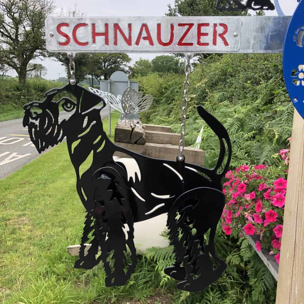 3D Schnauzer – Creative Metal Art