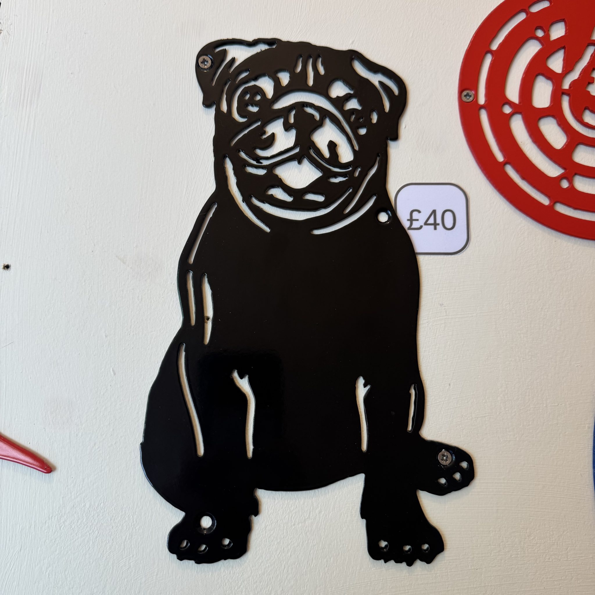 2D Pug – Creative Metal Art